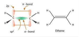 Hybridization of C2H4 - Ethene (Ethylene) - BIOCHEMINSIDER